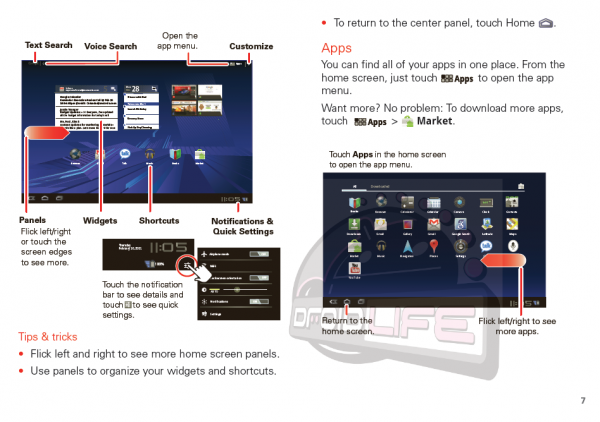 Motorola XOOM User Guide Leaked, Now Available To Download