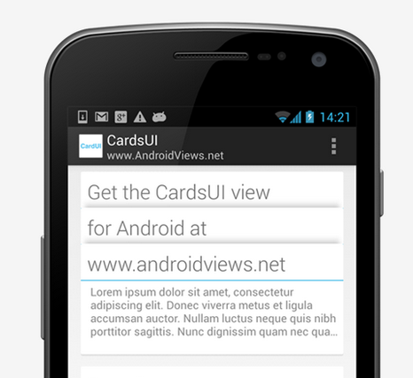 Devs Clone The Google Now Card View UI, Plus A Bunch Of Other Awesome ...