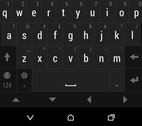 [New App] HTC Publishes Its Sense Keyboard On The Google Play Store