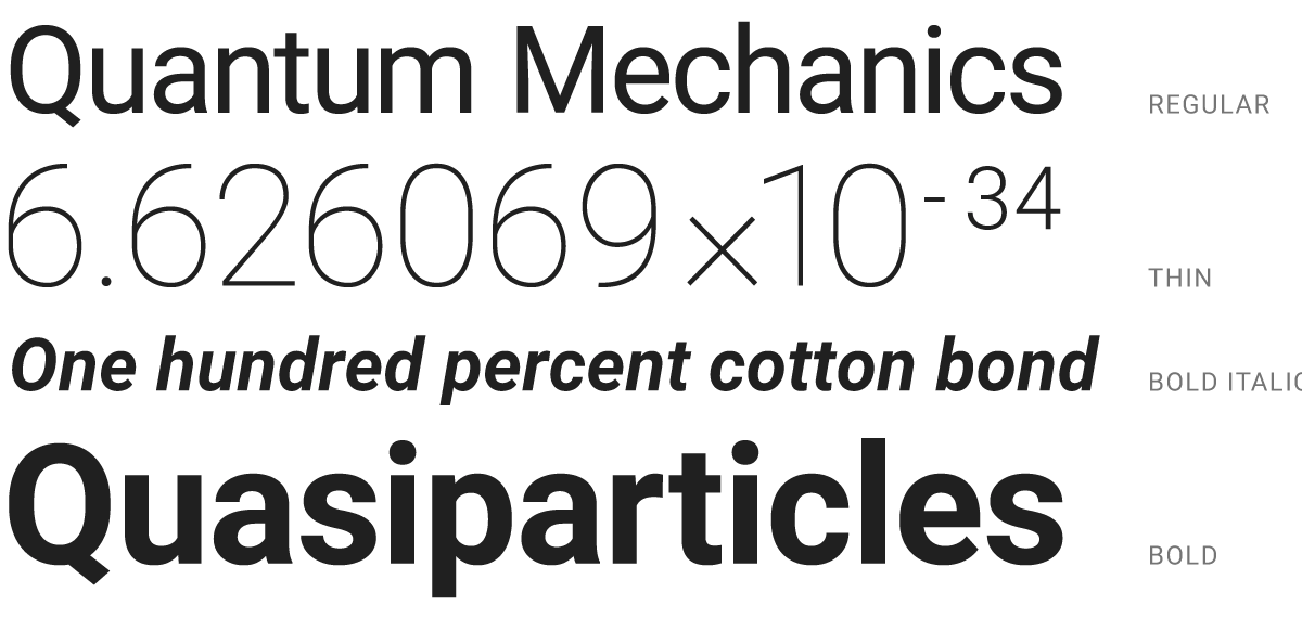 Google Makes The Roboto Typeface Open Source