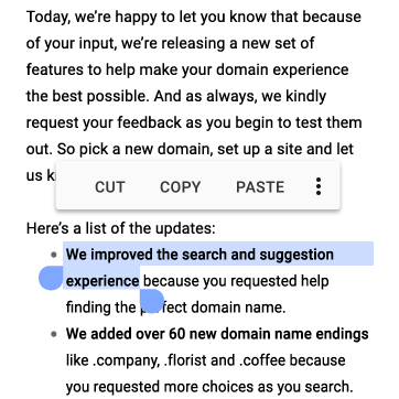 [Android M Feature Spotlight] Faster Text Selection And A Floating ...