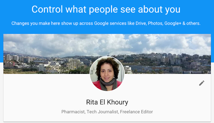 AboutMe Is A Central Page To Manage The Information Others See About ...