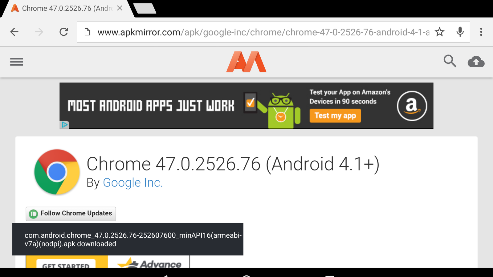 Chrome 47 Hits The Play Store, Brings Download Snackbar And Other ...