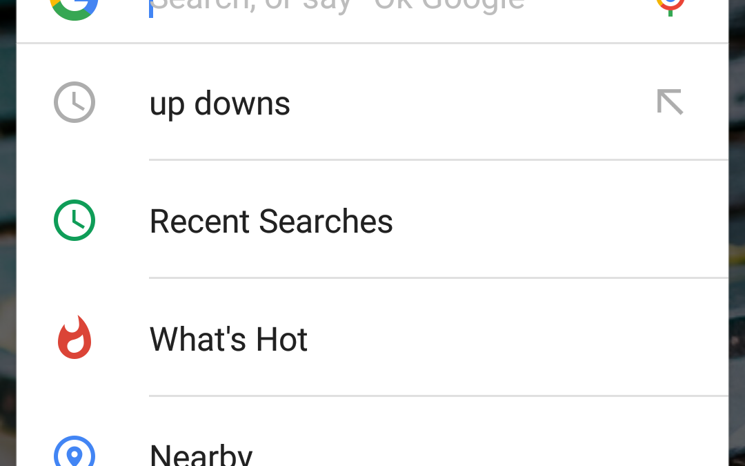 Google Experiments With New Options In The Android Search Bar's ...