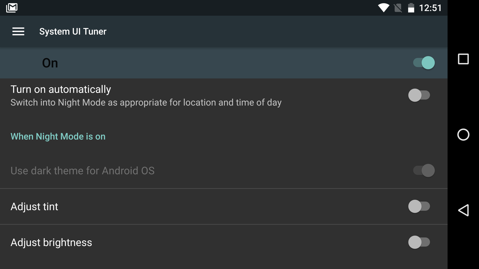 Android N Feature Spotlight: Night Mode Is Back With Expanded Features ...