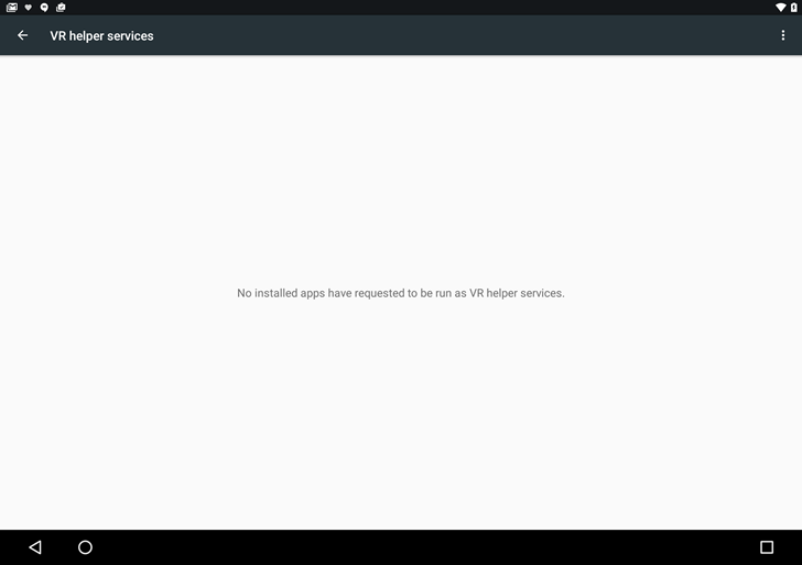 Android N Developer Preview 2 Settings Hint At Deeper Virtual Reality Integration