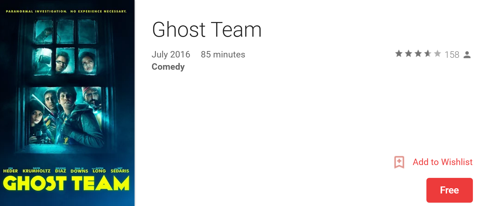 [Deal Alert] Ghost Team, a new comedy starring Jon Heder, is free on ...
