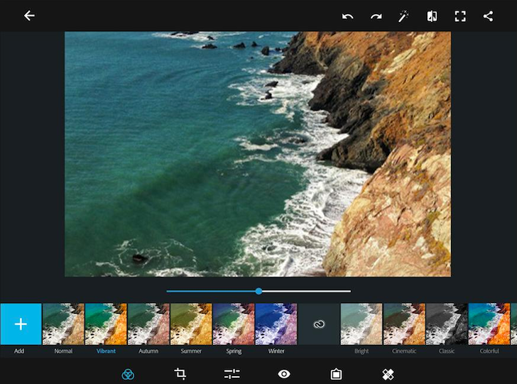 Adobe Photoshop Express 3 brings a modern interface with tablet ...