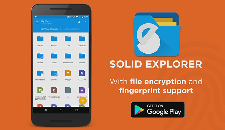 Solid Explorer 2.2 is now available with encryption, multi-window ...