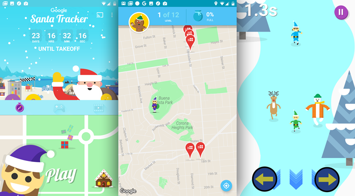 Google's Santa Tracker app gets its yearly update with a new AR game ...