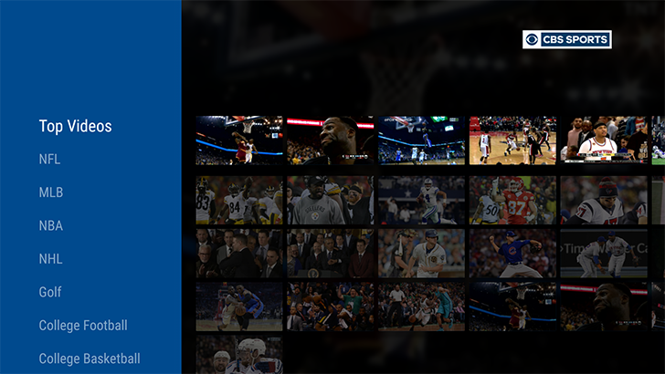 CBS Sports app available on Android TV, for real this time