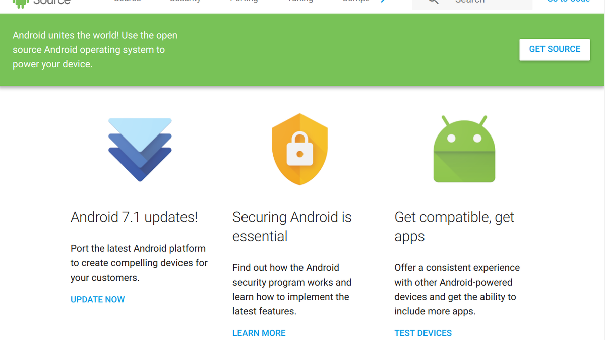 AOSP site gets updated with Material Design, a better mobile view, and ...