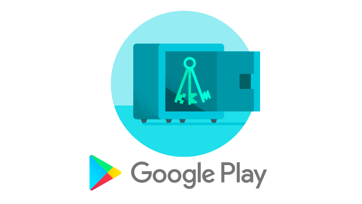 Google Play App Signing can store your signing key in the cloud