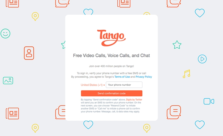 Tango, the chat app, releases its Web client