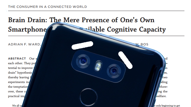 A recent study suggests that your phone might have a negative impact on ...