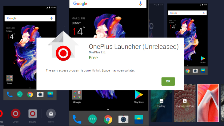 [Update: And it's gone] OnePlus Launcher is now on the Play Store in a ...