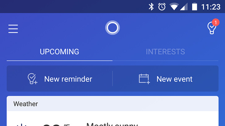 Cortana v2.9 changes the interface and brings back the hamburger menu ...