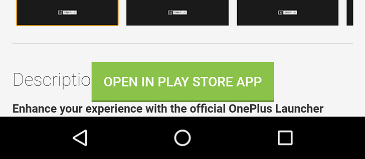 Google adds "Open in Play Store" button to Play Store mobile site