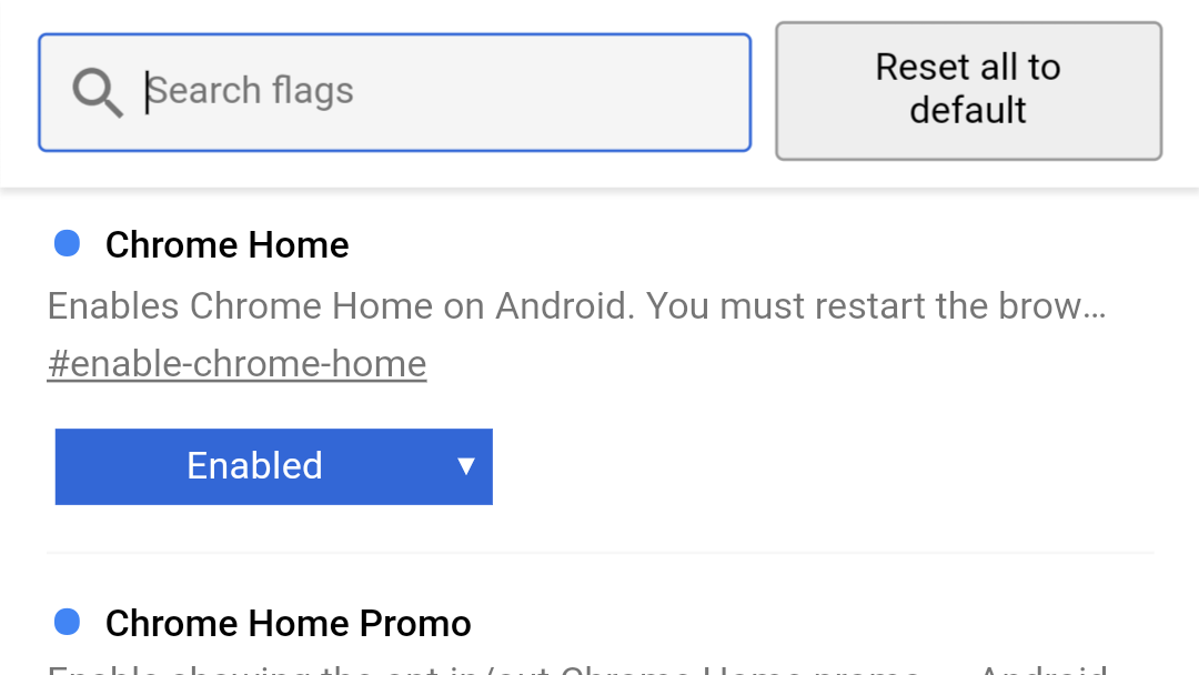 Chrome 64 makes it easier to find the flags you changed