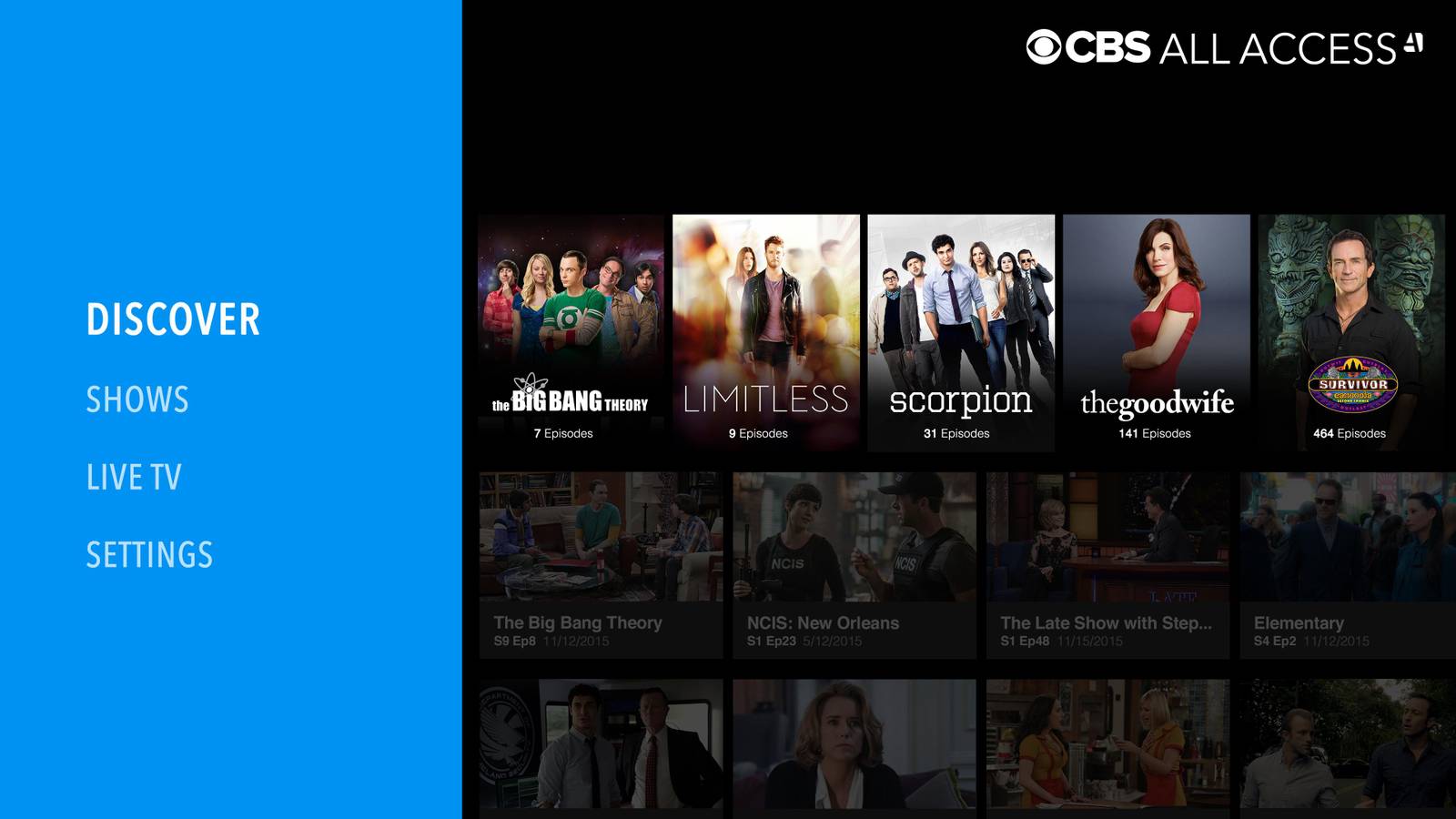 CBS All Access app updated with support for continuous play, resume ...