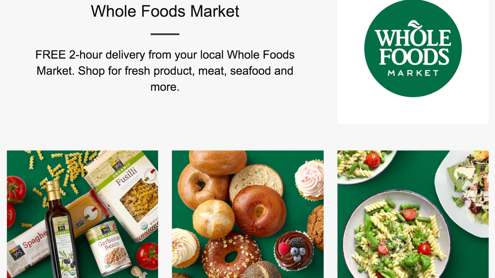 Amazon's two-hour Prime Now delivery service now offers Whole Foods ...