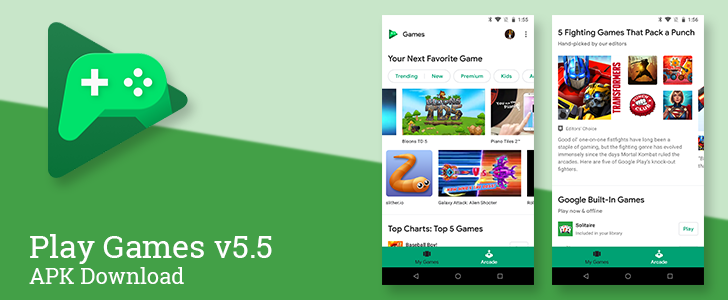 Google Play Games v5.5 adds Arcade tab to help you find your next game ...