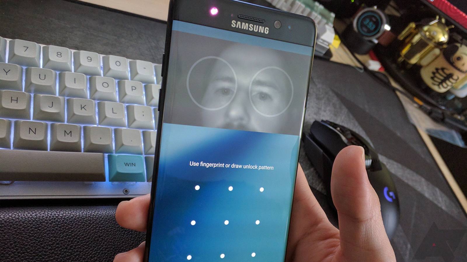 Partial iris scanner support in progress for future Android version