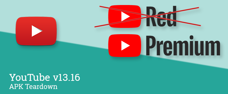YouTube v13.16 may be preparing “Red” rebrand to “Premium” and urging ...
