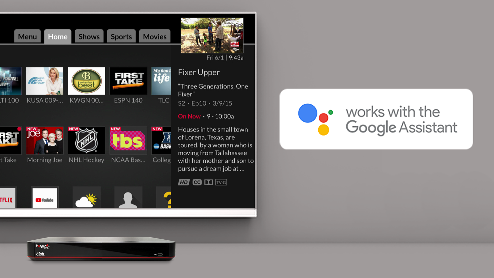 Google Assistant is now live on DISH Hopper DVRs [Update]
