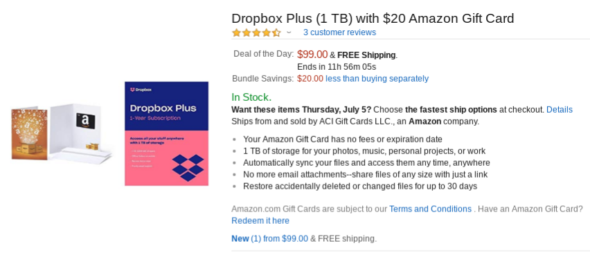 [Deal Alert] Today only, get 1 TB of Dropbox storage for a year plus a ...