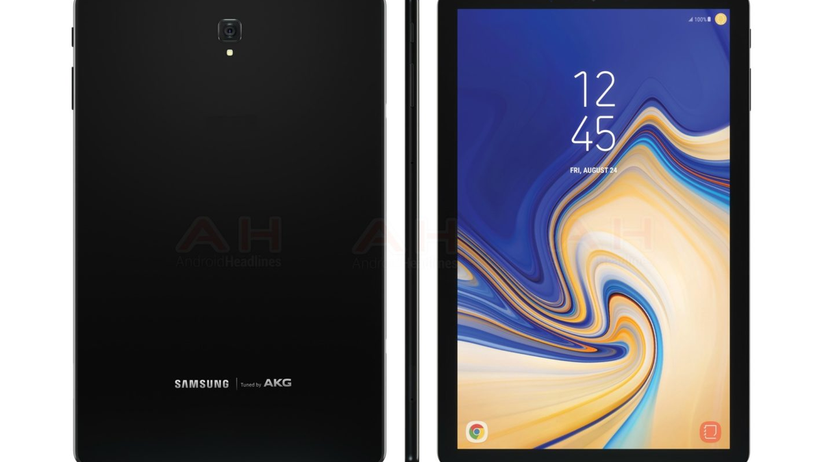 [Update: More images] Samsung Galaxy Tab S4 leaked with slim bezels, no ...