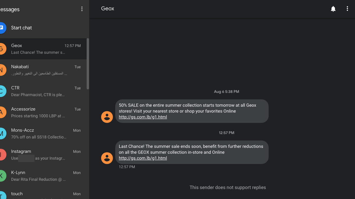 Android Messages for Web gets its own Material UI overhaul too