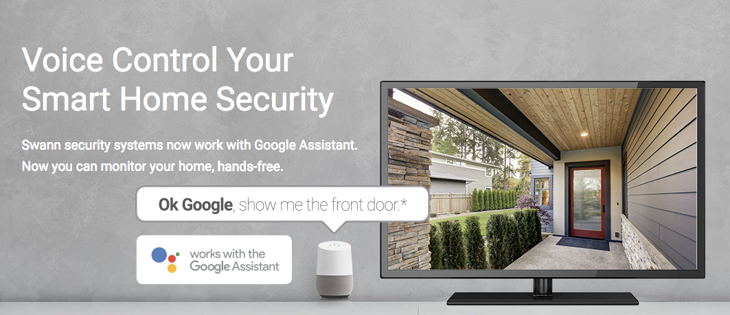 Swann wired security cameras now support Google Assistant voice commands