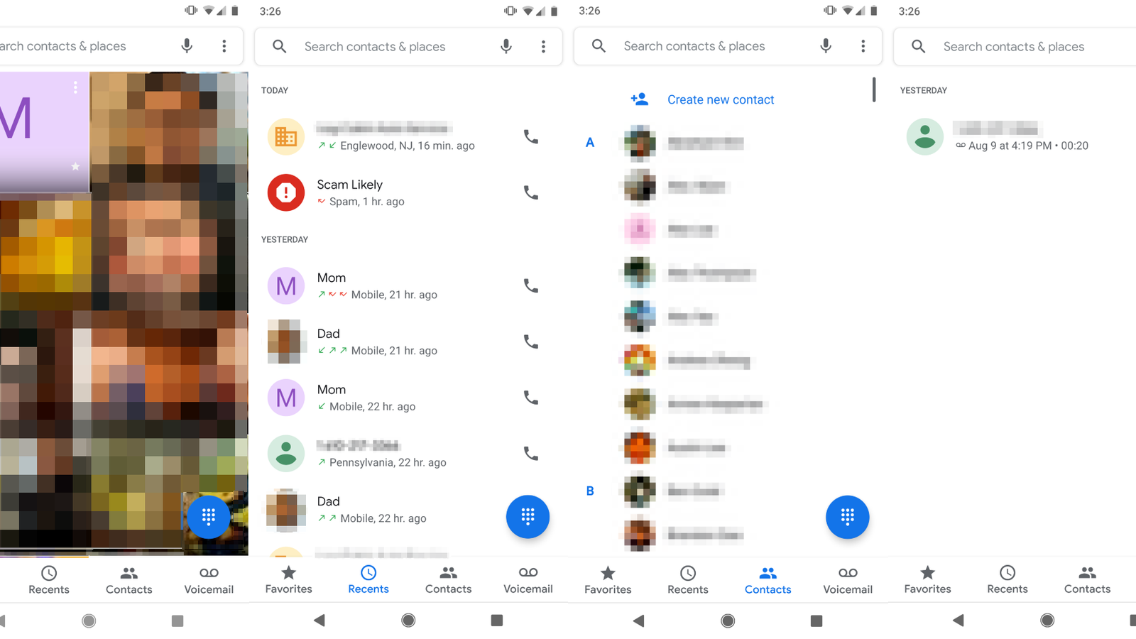 Google Phone v23 brings an updated Material UI to match Contacts' [APK ...