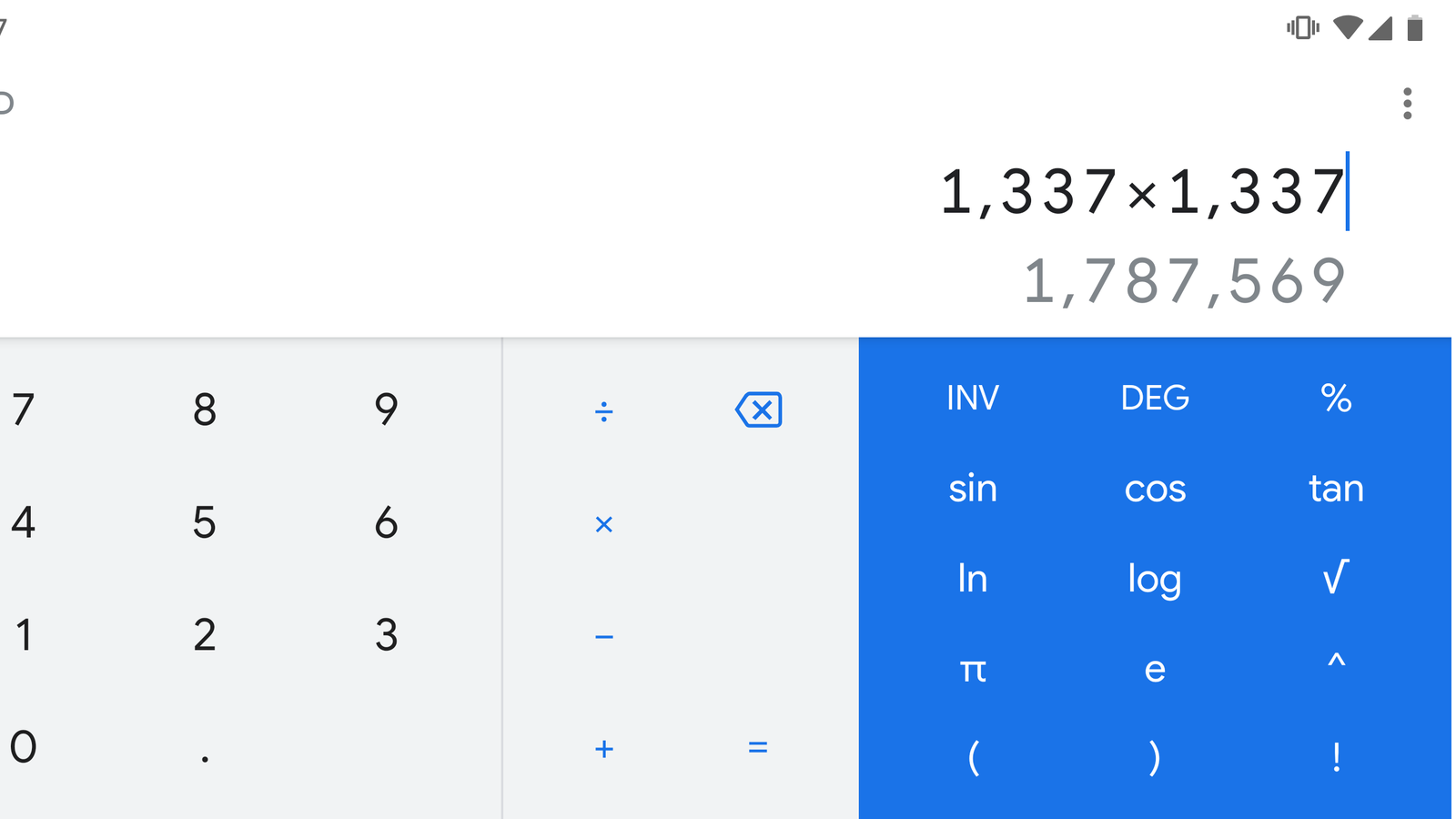 Google Calculator v7.5 brings a new Material UI with a lot more white ...
