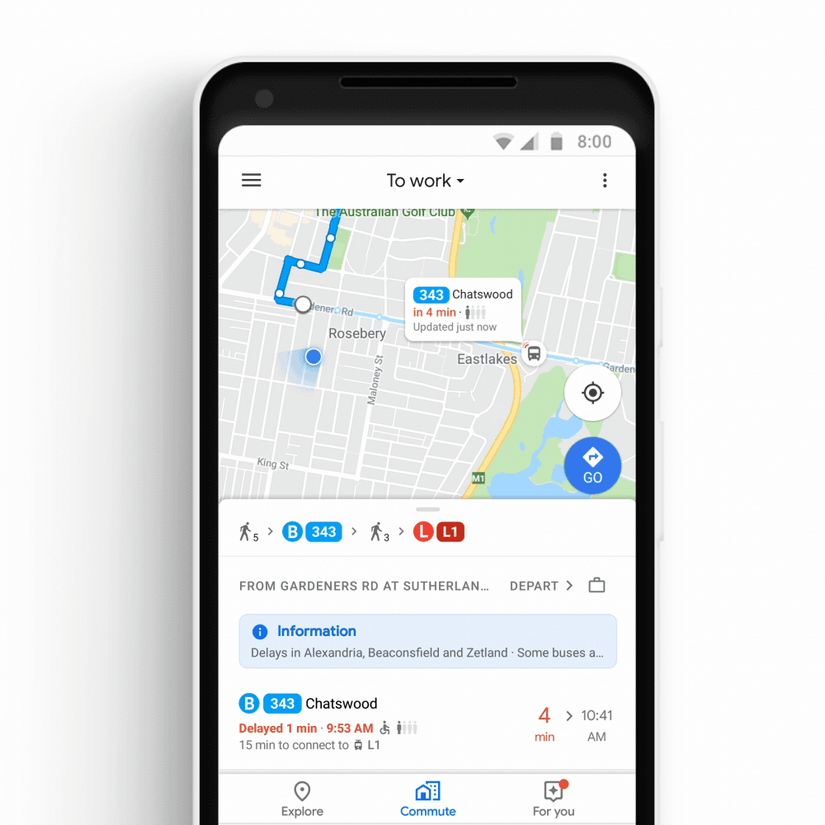 Google Maps adds Commute tab, in-app controls for Spotify, Apple Music ...