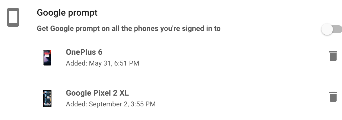 Google Account sign-in prompt adds option to use 'all phones you're ...