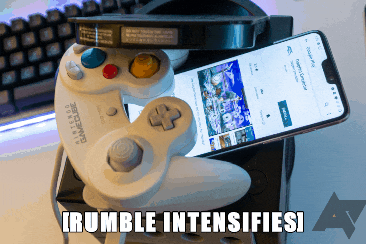 Dolphin Emulator brings GameCube controller rumble support to phones