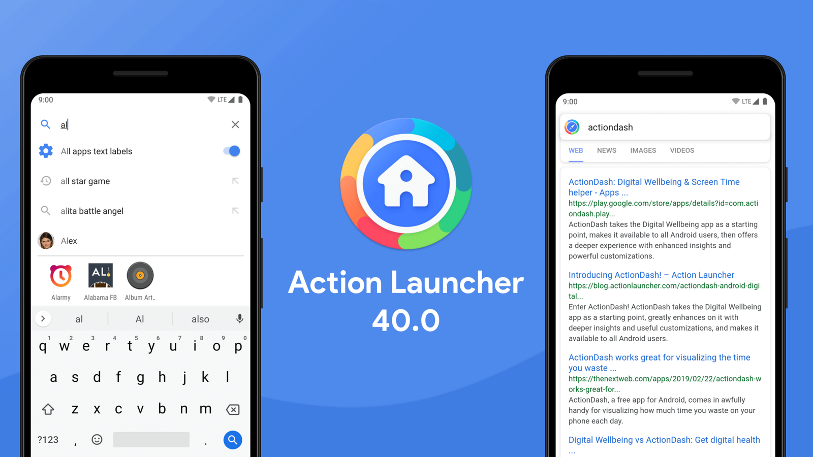 Action Launcher v40 adds improved device and web search functionality ...