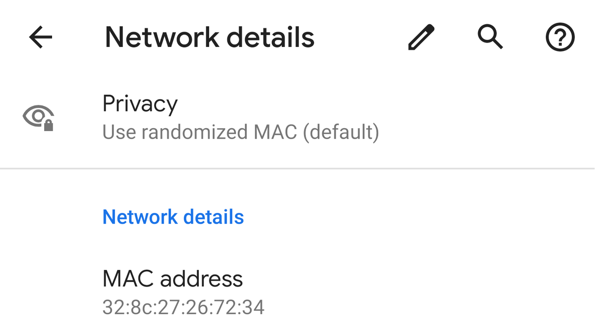 Android Q randomizes MAC addresses by default, with per-network ...