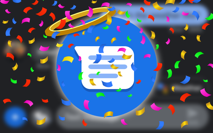 Google experiments with goofy Snapchat-style filters for Messages