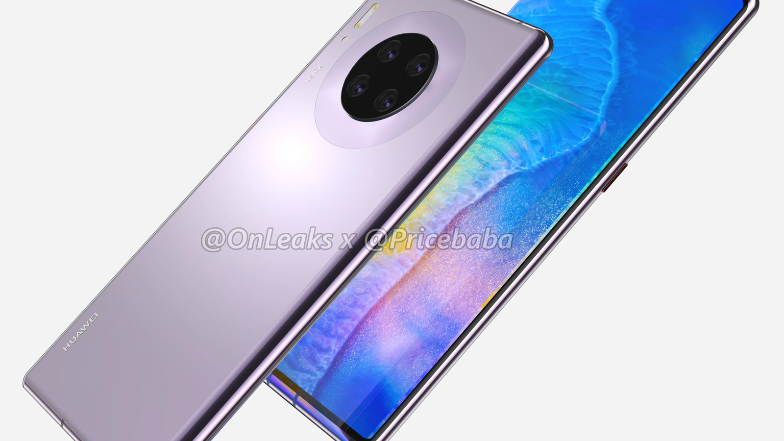 Huawei Mate 30 Pro renders show no volume buttons and seven cameras ...