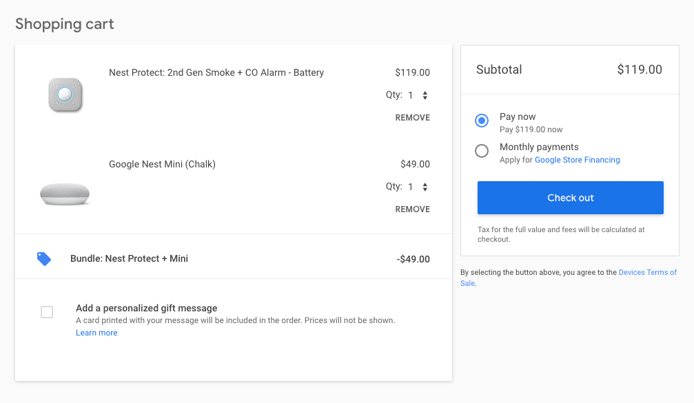 Get a free Nest Hub or Nest Mini with the purchase of select Nest ...
