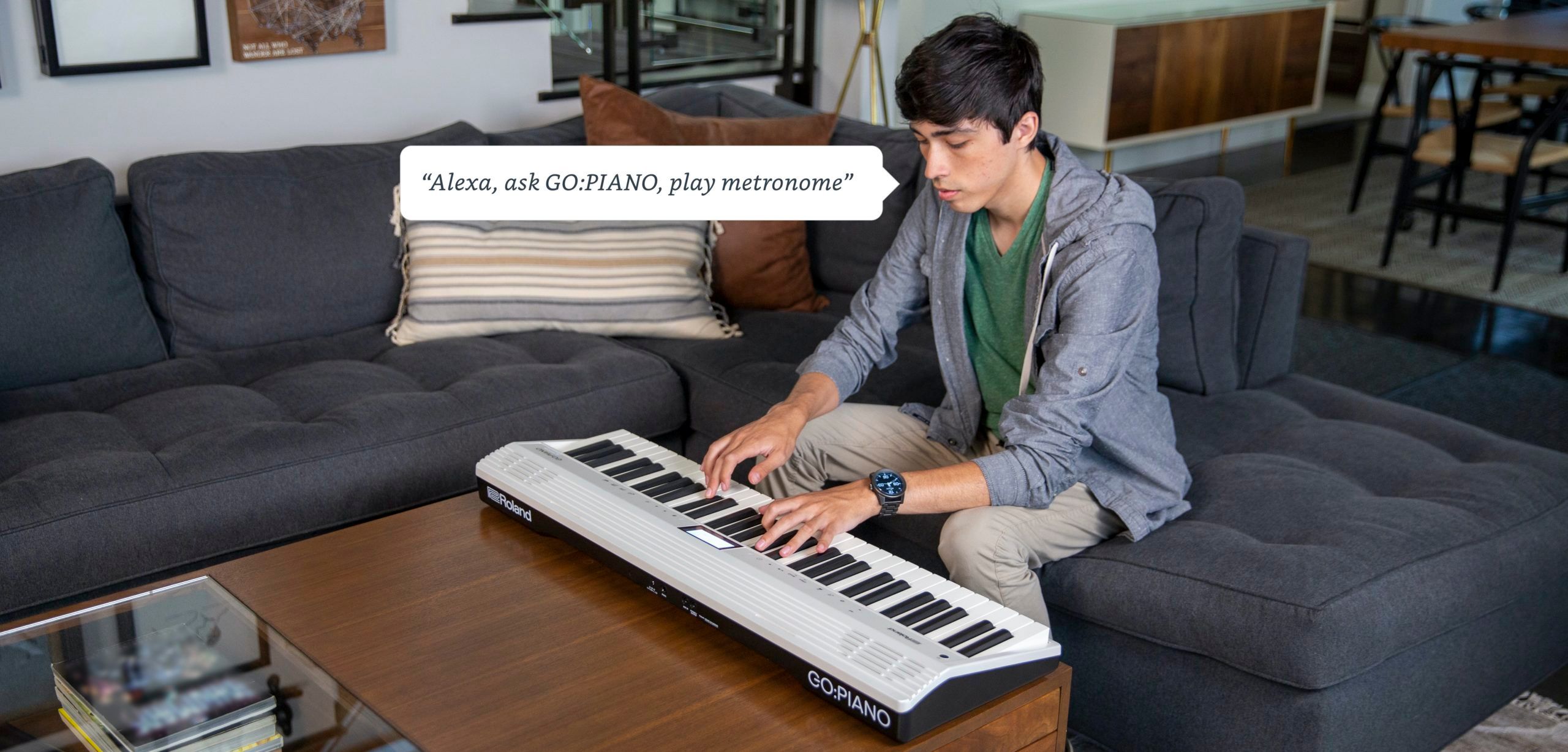 Roland's Alexa-enabled GO:PIANO is a musical instrument that lets you ...
