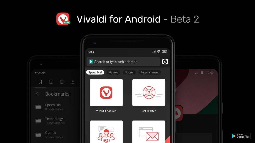 Vivaldi browser adds more Start Page options, a search widget ...