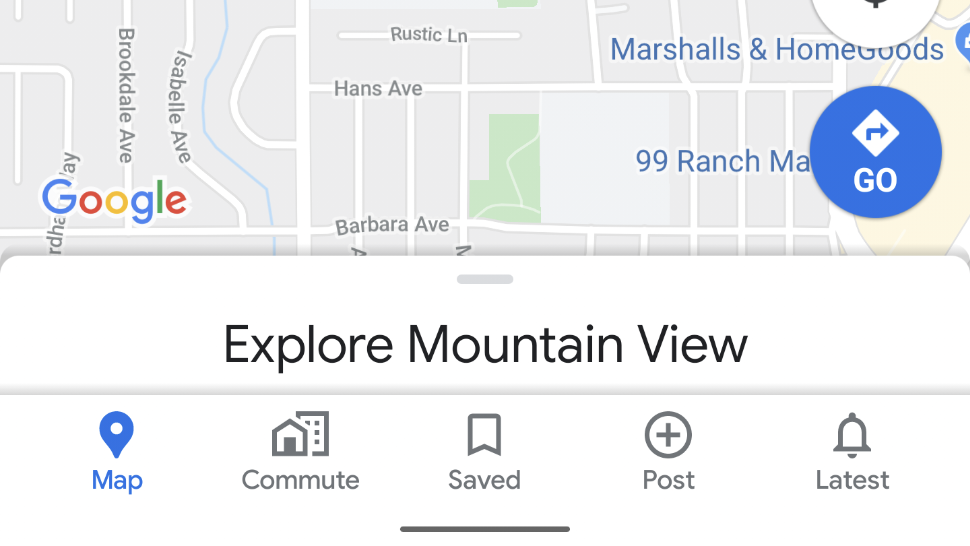 Google Maps's new UI has no side menu, but gets a 5-tab bottom bar with ...