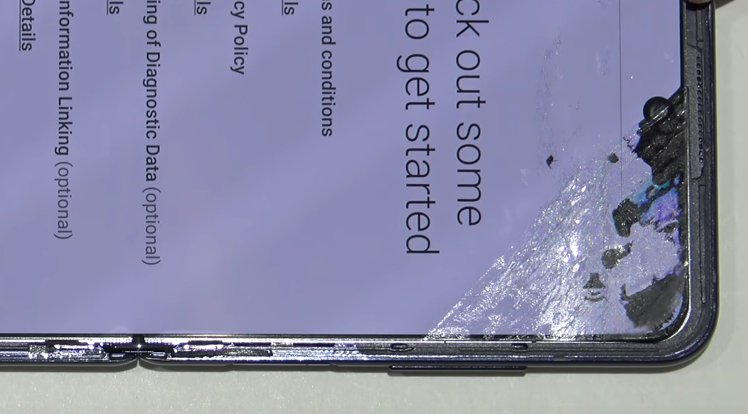Galaxy Z Flip teardown confirms fragile glass display beneath ...
