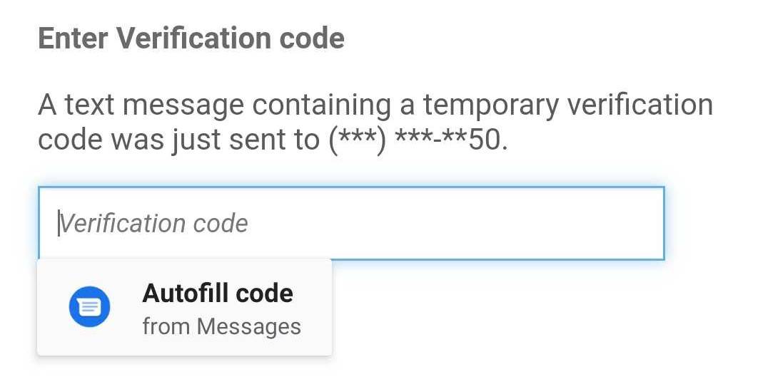 'Autofill code from Messages' feature spotted, makes entering SMS-based ...