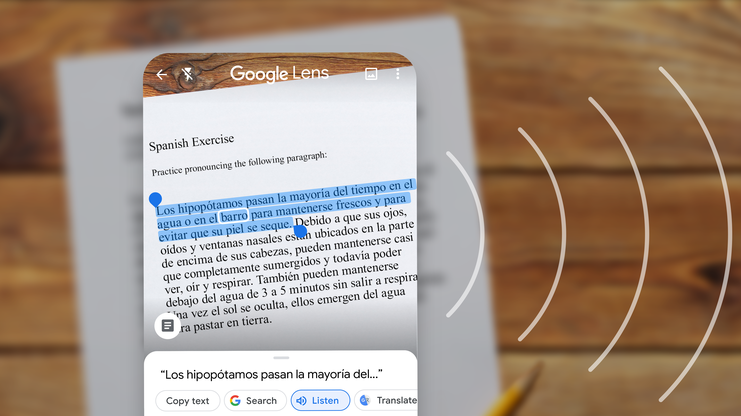 Google Lens gets text-to-speech, copying text to a computer, and more