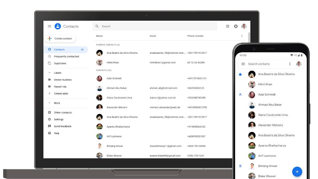Google Contacts passes 500 million installs on Play Store